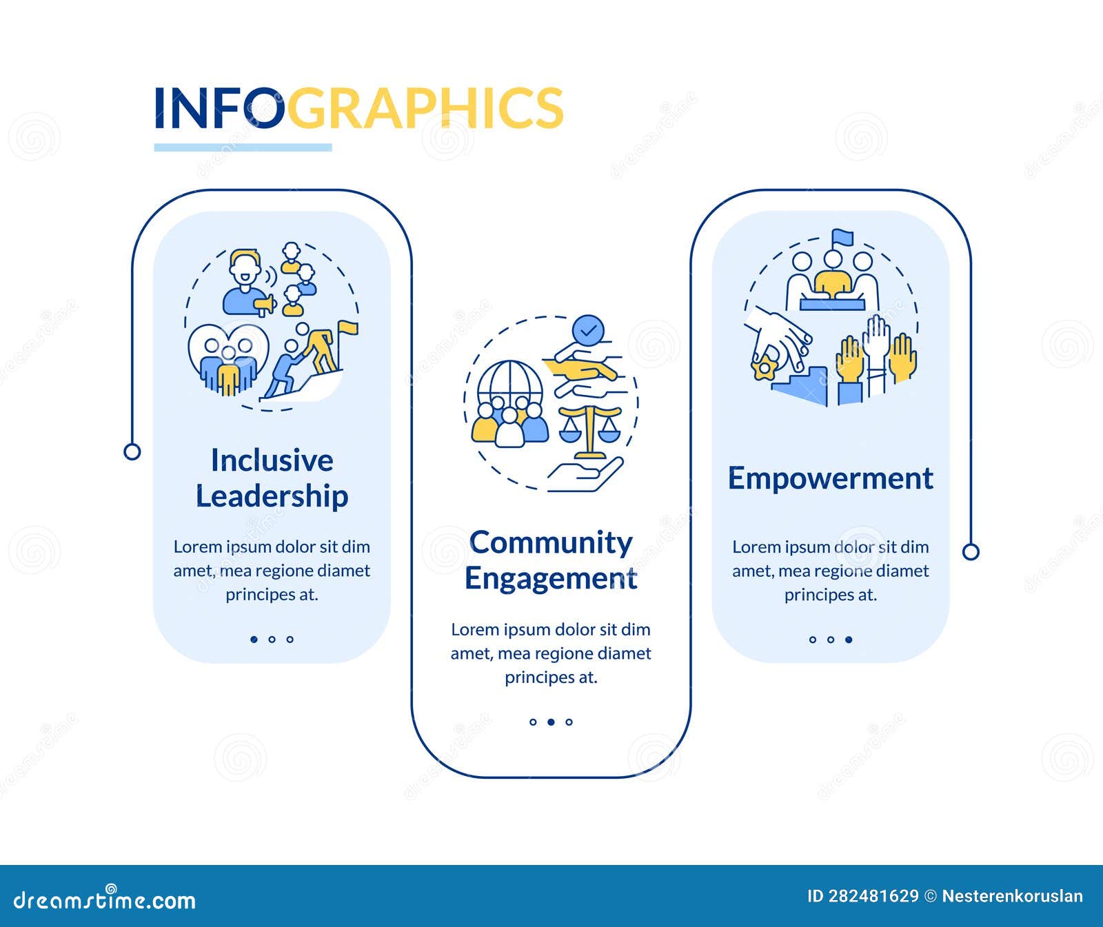 Create Inclusive Culture Rectangle Infographic Template Stock Vector ...