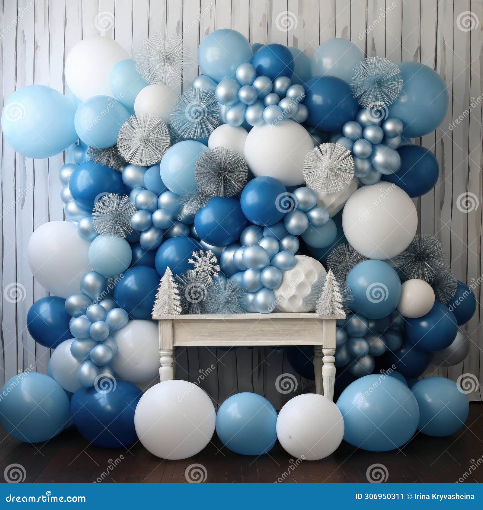 Create a Magical Winter Scene with this Beautiful Blue and White ...