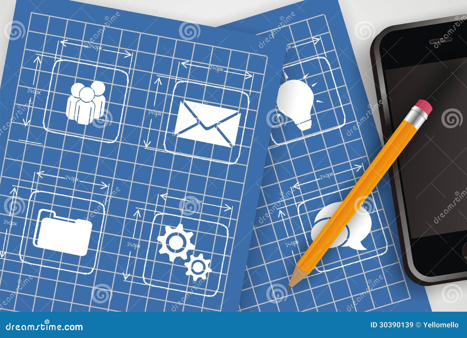 Create mobile apps stock illustration. Illustration of favorite - 30390139 Create mobile apps stock illustration. Illustration of favorite - 30390139