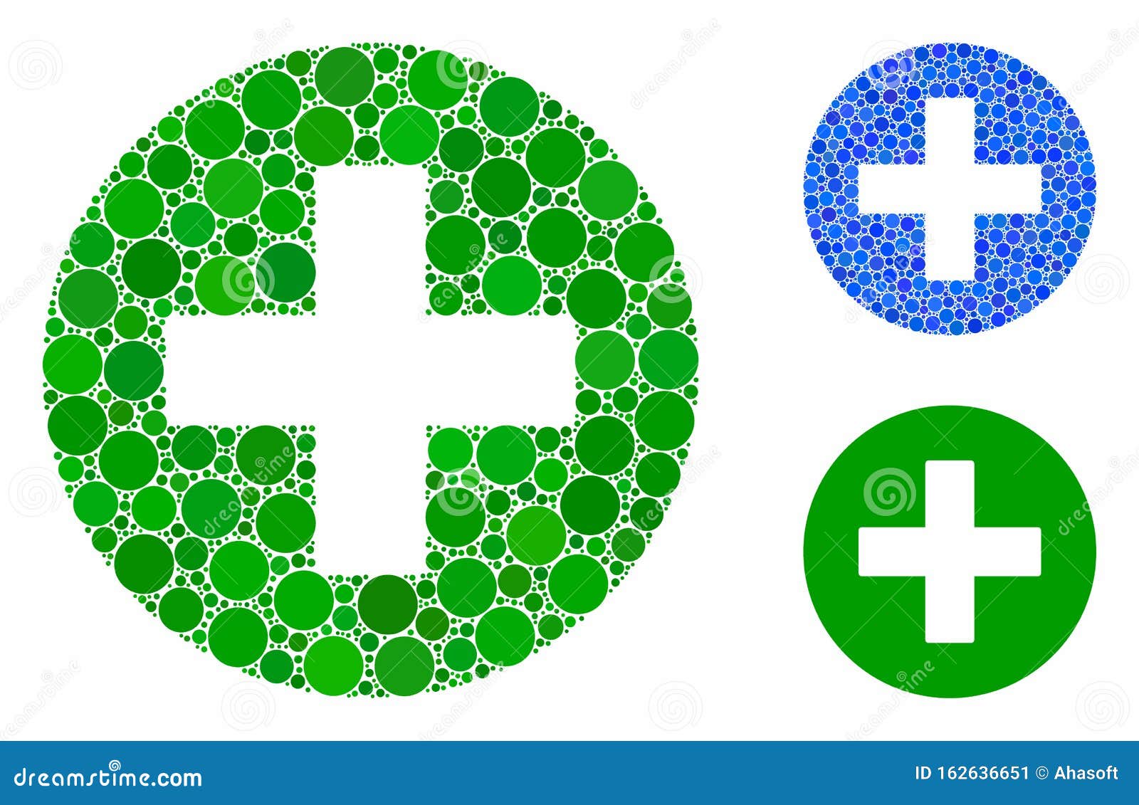 Create Mosaic Icon of Circles Stock Illustration - Illustration of ...
