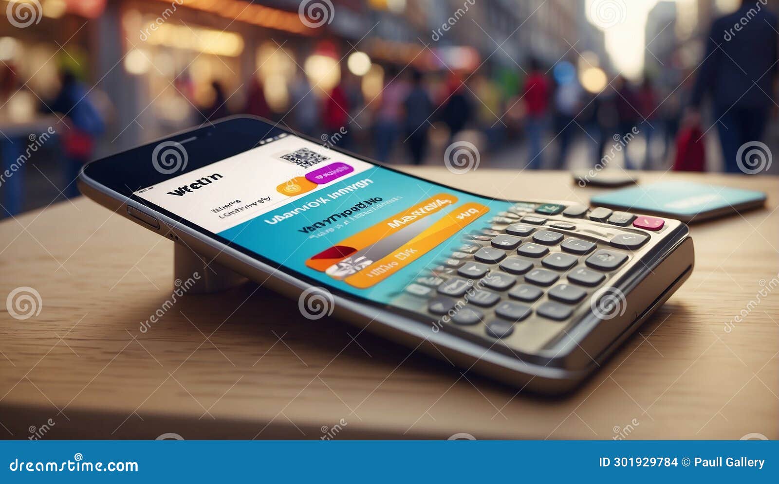 Banking Content Online and Mobile Payment Methods Stock Illustration ...