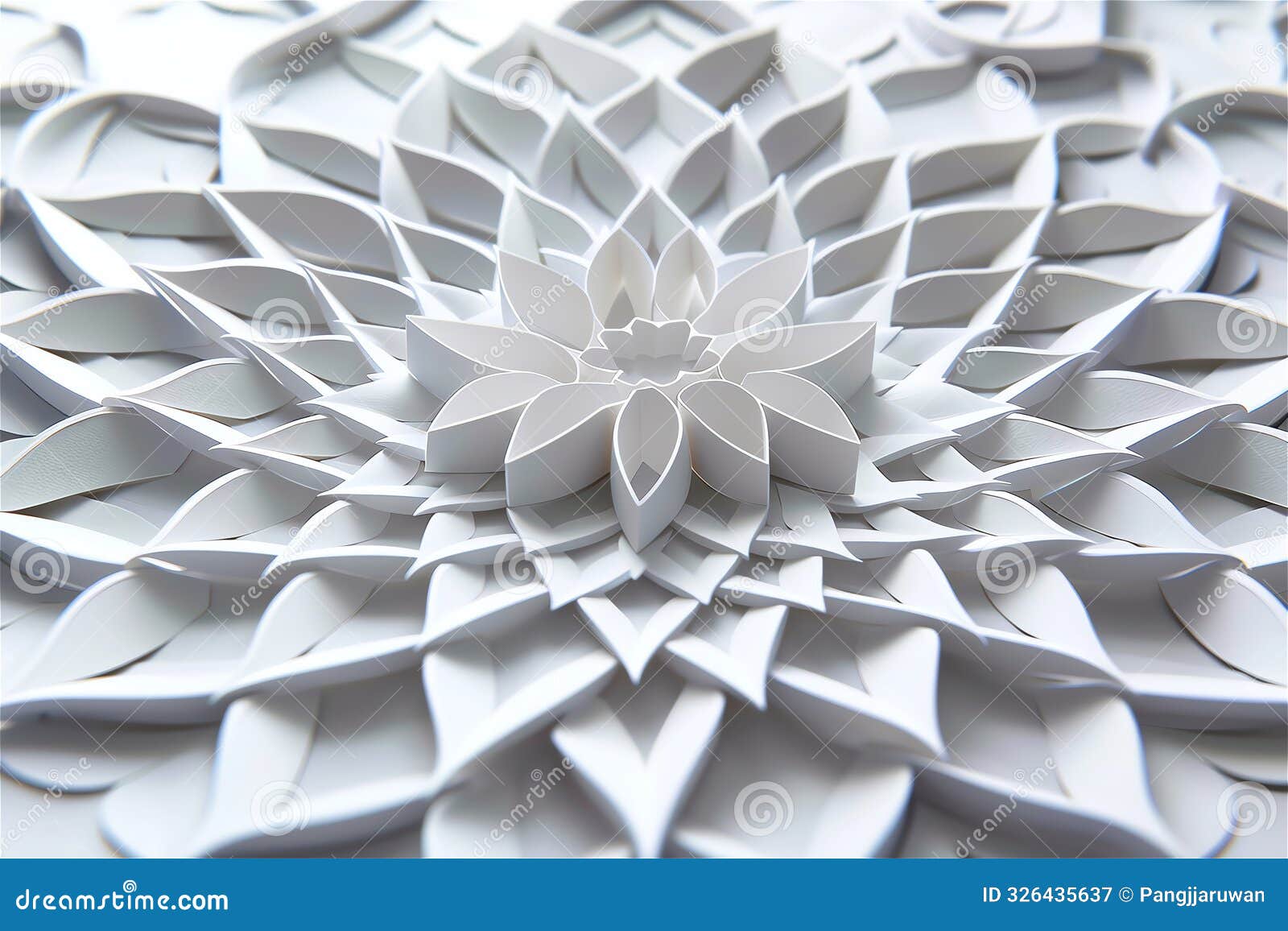 Create a Paper Cut Design Using Interlocking Geometric Shapes and ...