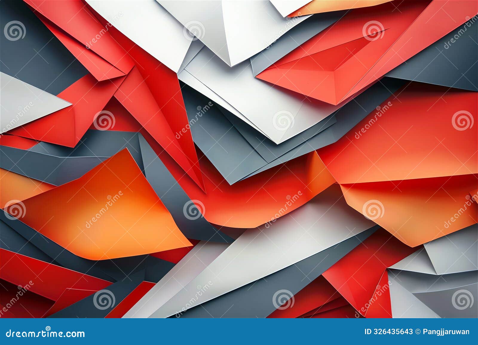 Create a Paper Cut Design Using Interlocking Geometric Shapes and ...