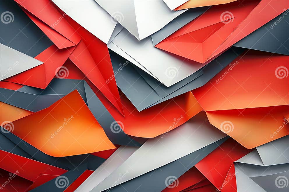 Create a Paper Cut Design Using Interlocking Geometric Shapes and ...