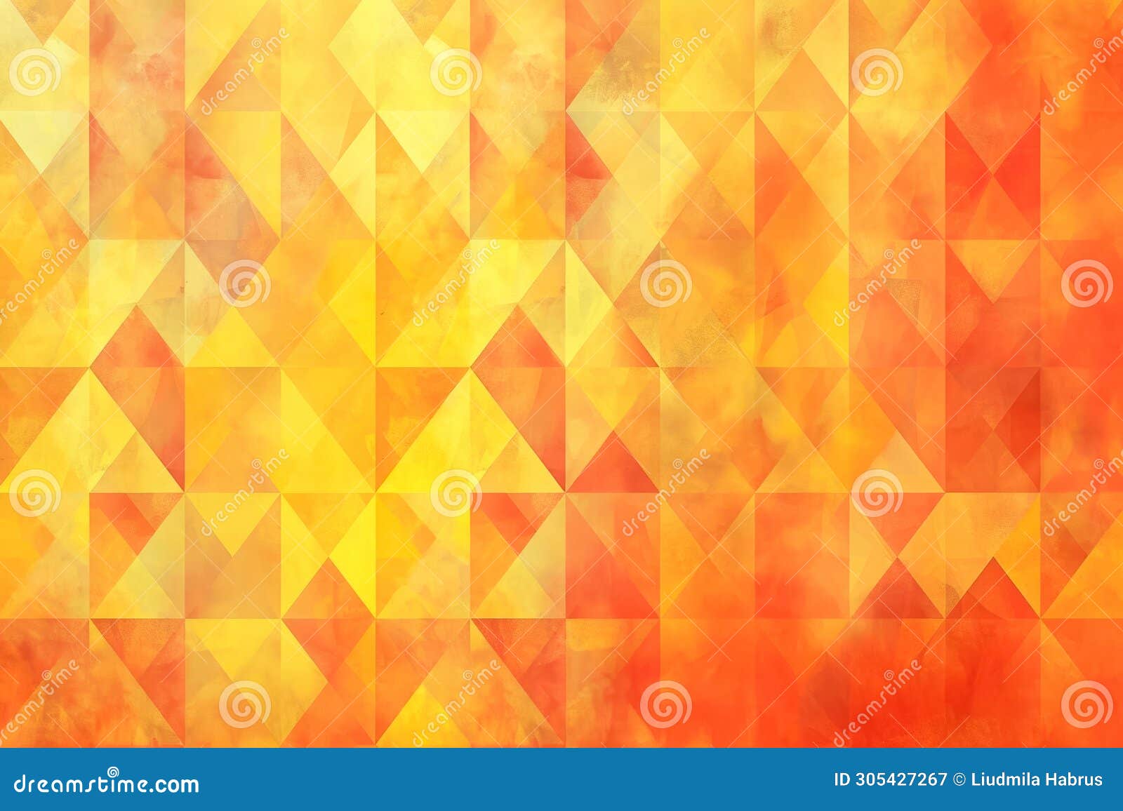 Create a Pattern of Triangles with a Gradient of Orange and Yellow ...