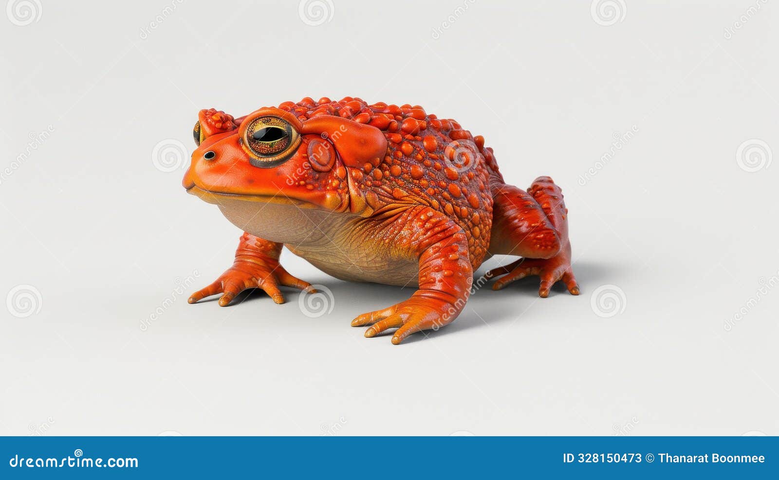 Create a Realistic Toad Fullbody Illustration with Rugged Skin Texture ...