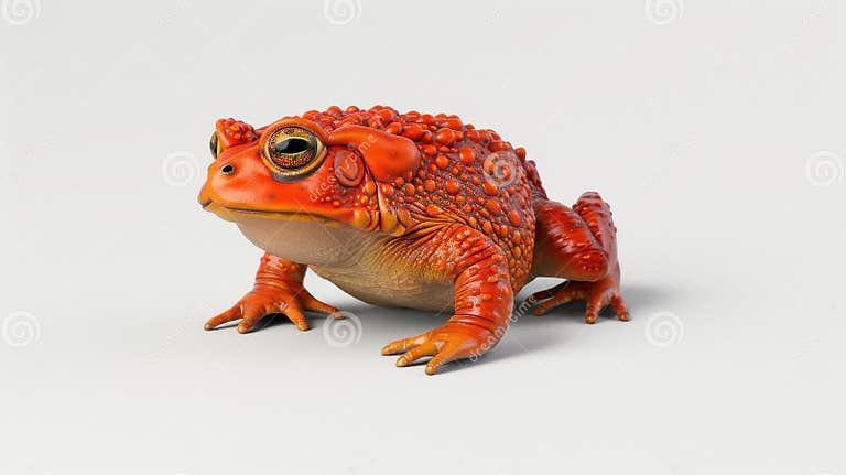 Create a Realistic Toad Fullbody Illustration with Rugged Skin Texture ...