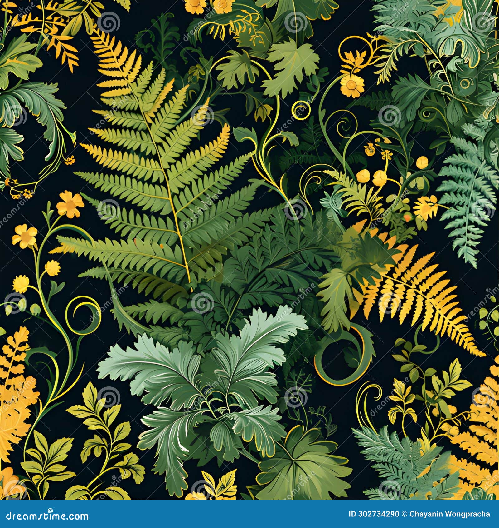 Seamless Organic Pattern that Mirrors the Delicate Patterns Formed by ...