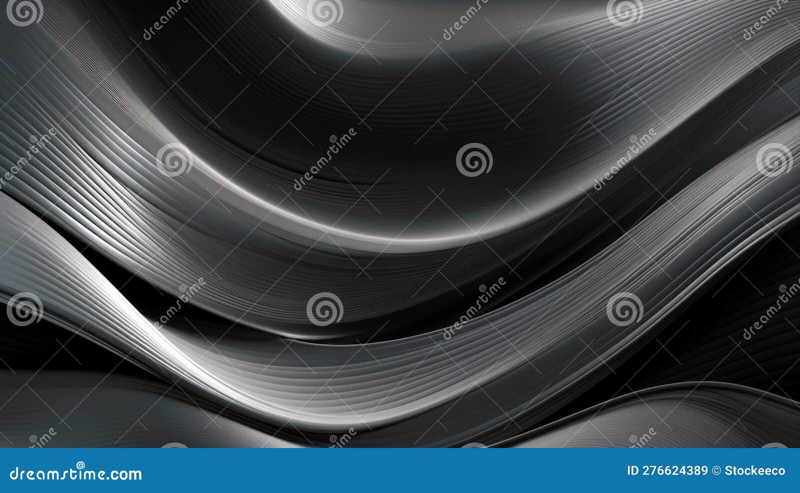 Create Silver Abstract Background with Rocking Lines and Smooth ...