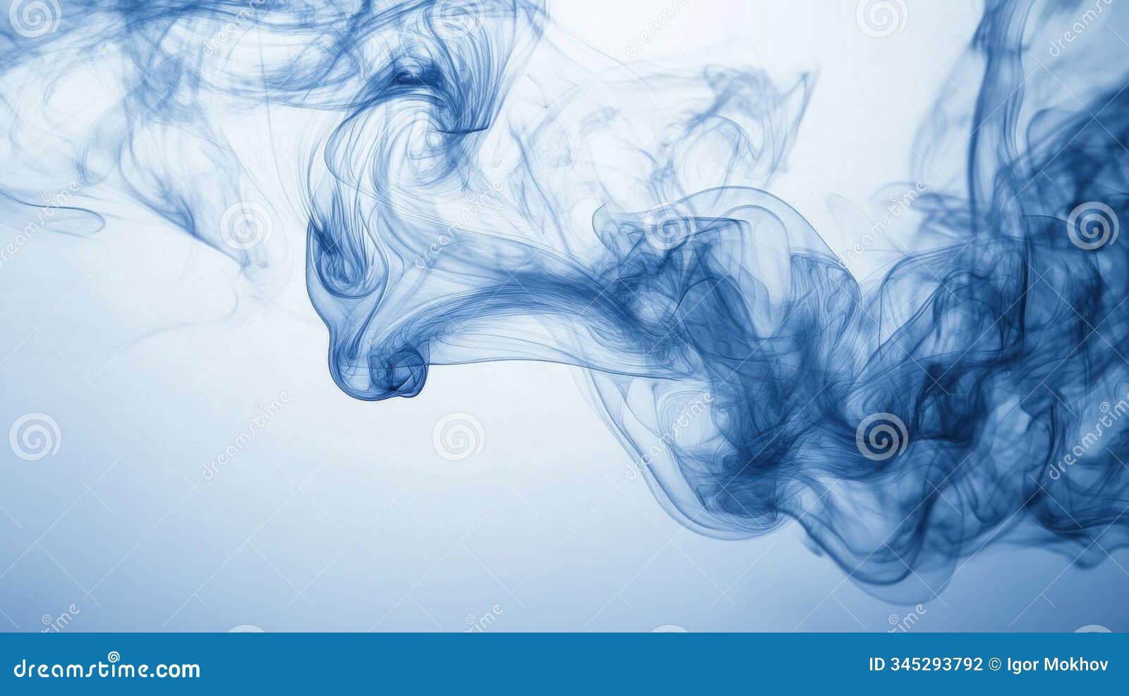 Create a Smokey Light Blue Background, with Hints of Paint Stock Photo ...