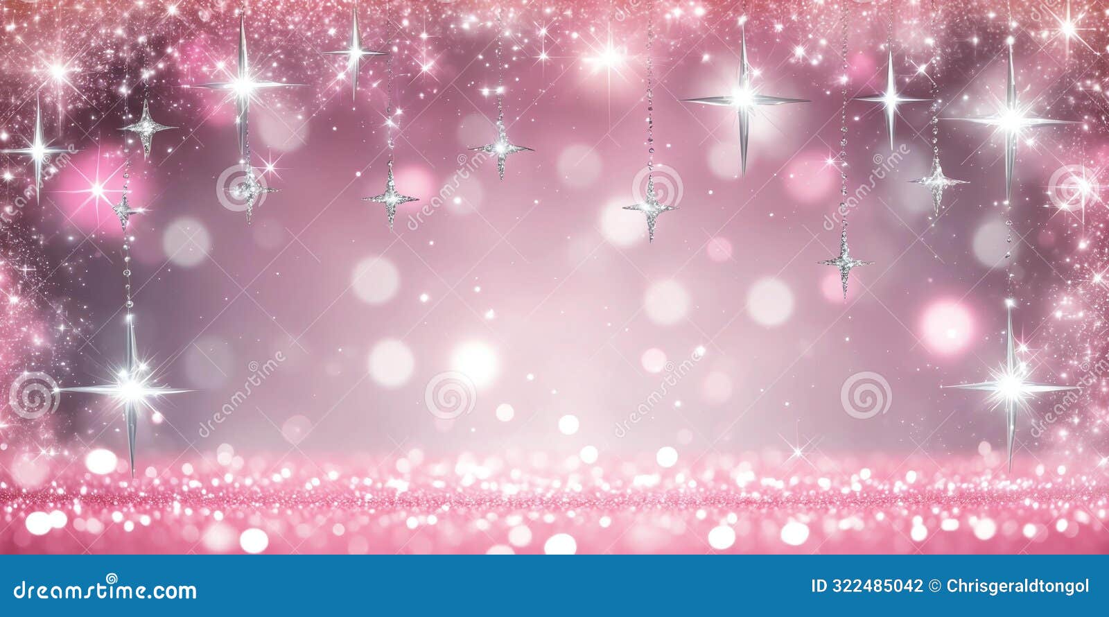 Create A Soft Pink And Silver Vibrant Sparkling Backgr Ai Generated ...