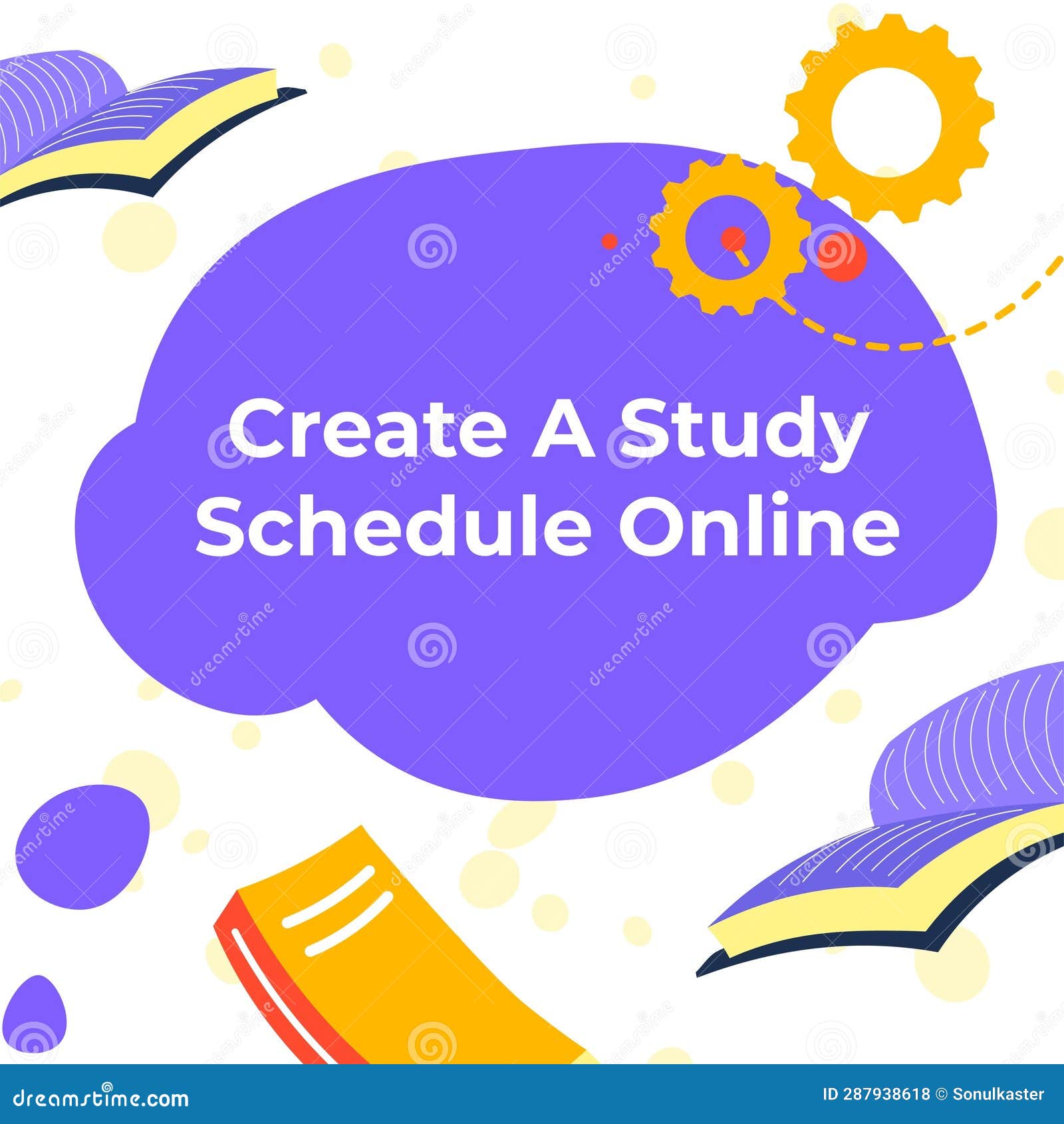 Create Study Schedule Online, School Organization Stock Vector - Illustration of quarantine ...