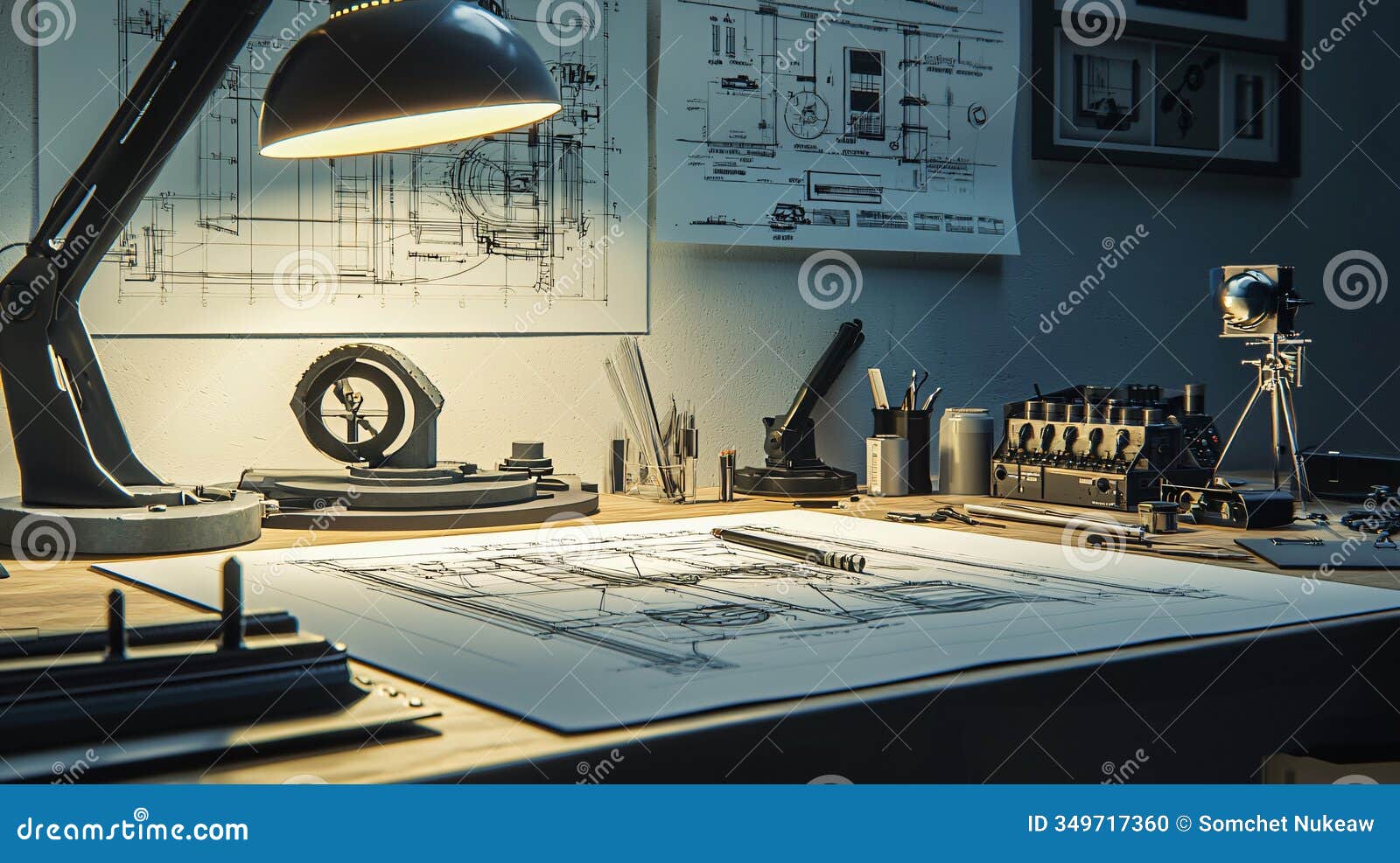 Create a Stunning Blueprint Design in a Professional Workspace ...