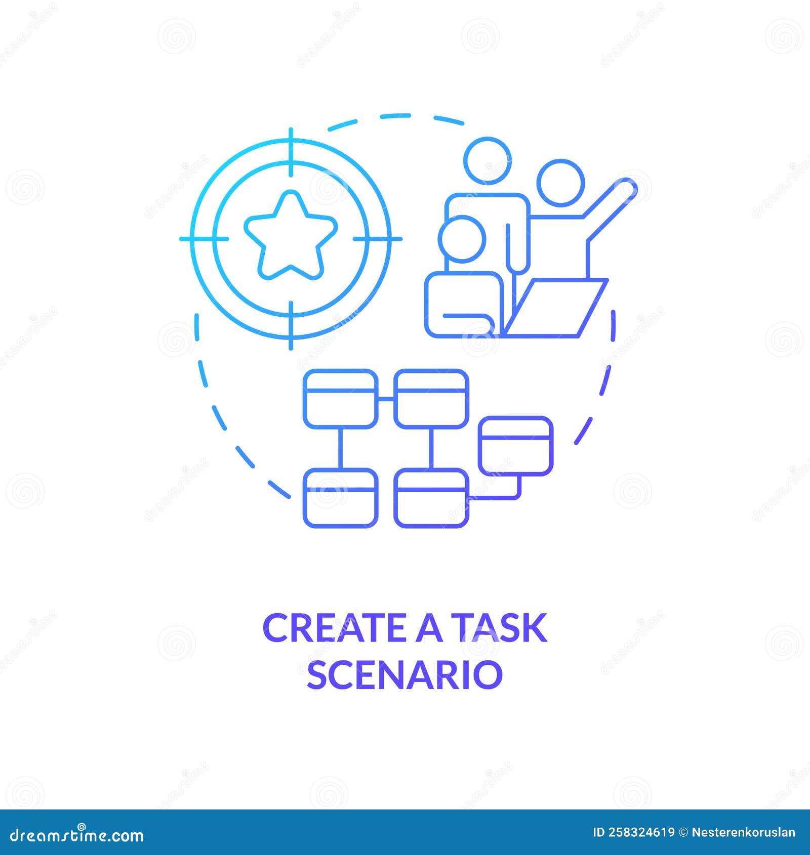 Create Task Plan Blue Gradient Concept Icon Stock Vector - Illustration ... Create Task Plan Blue Gradient Concept Icon Stock Vector - Illustration ...