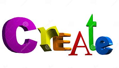 Create Text stock illustration. Illustration of blue - 12484987