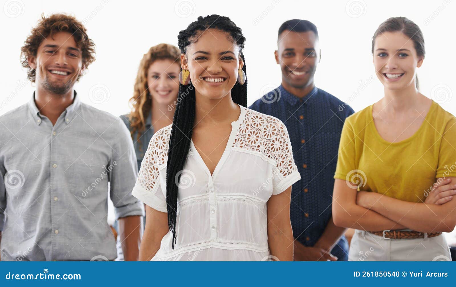 They Create Their Future. Cropped Portrait of a Group of Positive ...