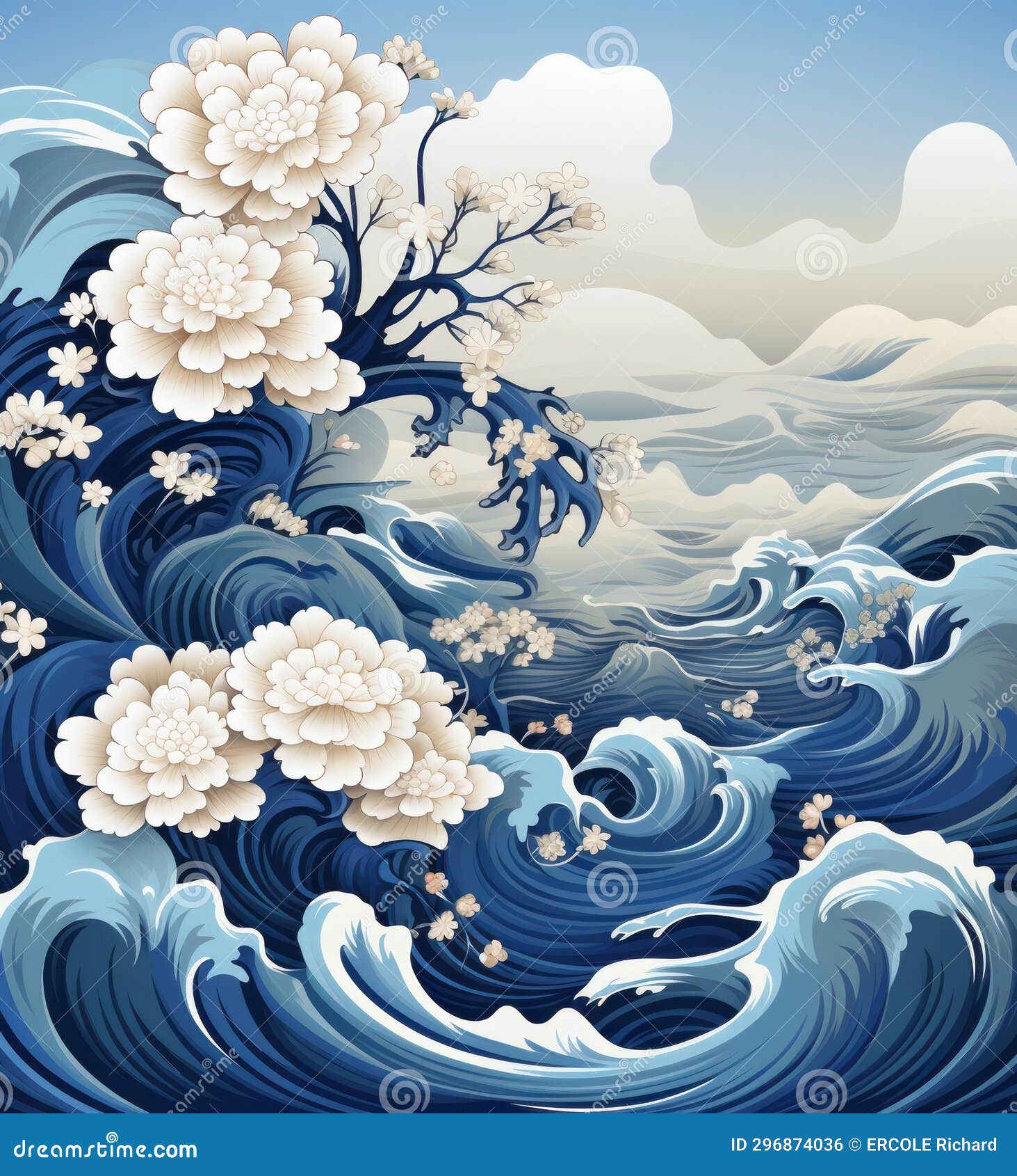 Unique Japanese Blue and White Pattern - Stand Out and Make a Statement ...