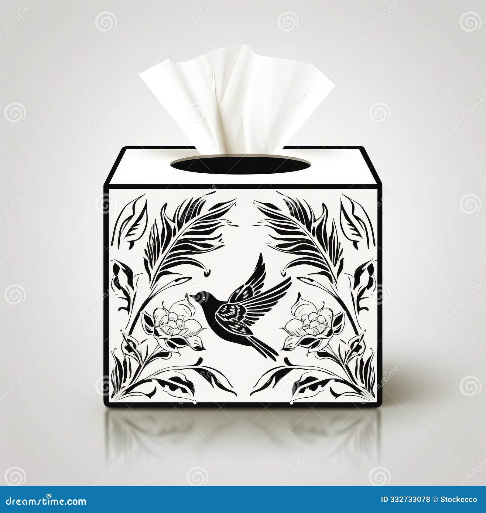 Create a Unique Tissue Box Cover Vector Stencil Design Stock ...