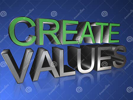 Create values stock illustration. Illustration of symbols - 99436840