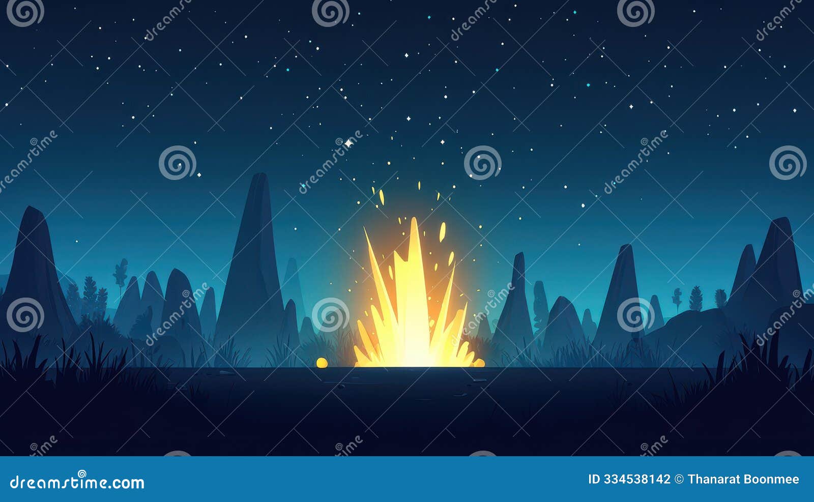 Glimmering Sprite Toothfairy Fairytale World Watercolor Royalty-Free ...