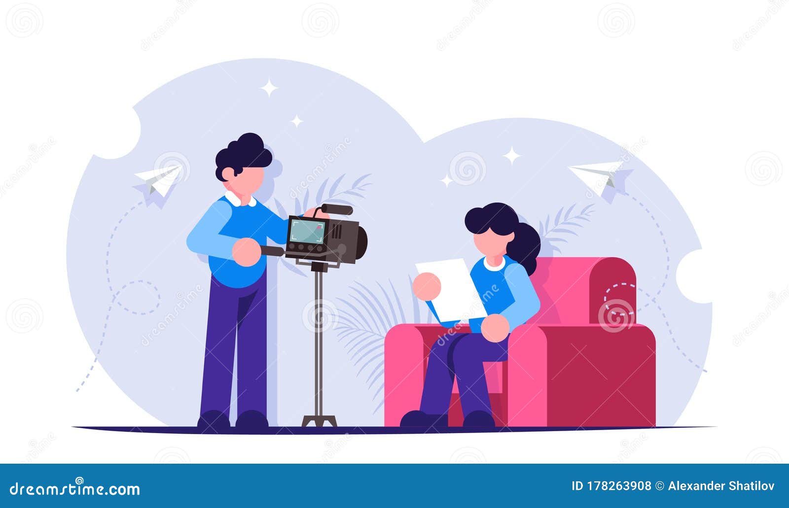 Create Video Content for Your Blog. People are Making Videos. Shooting ...