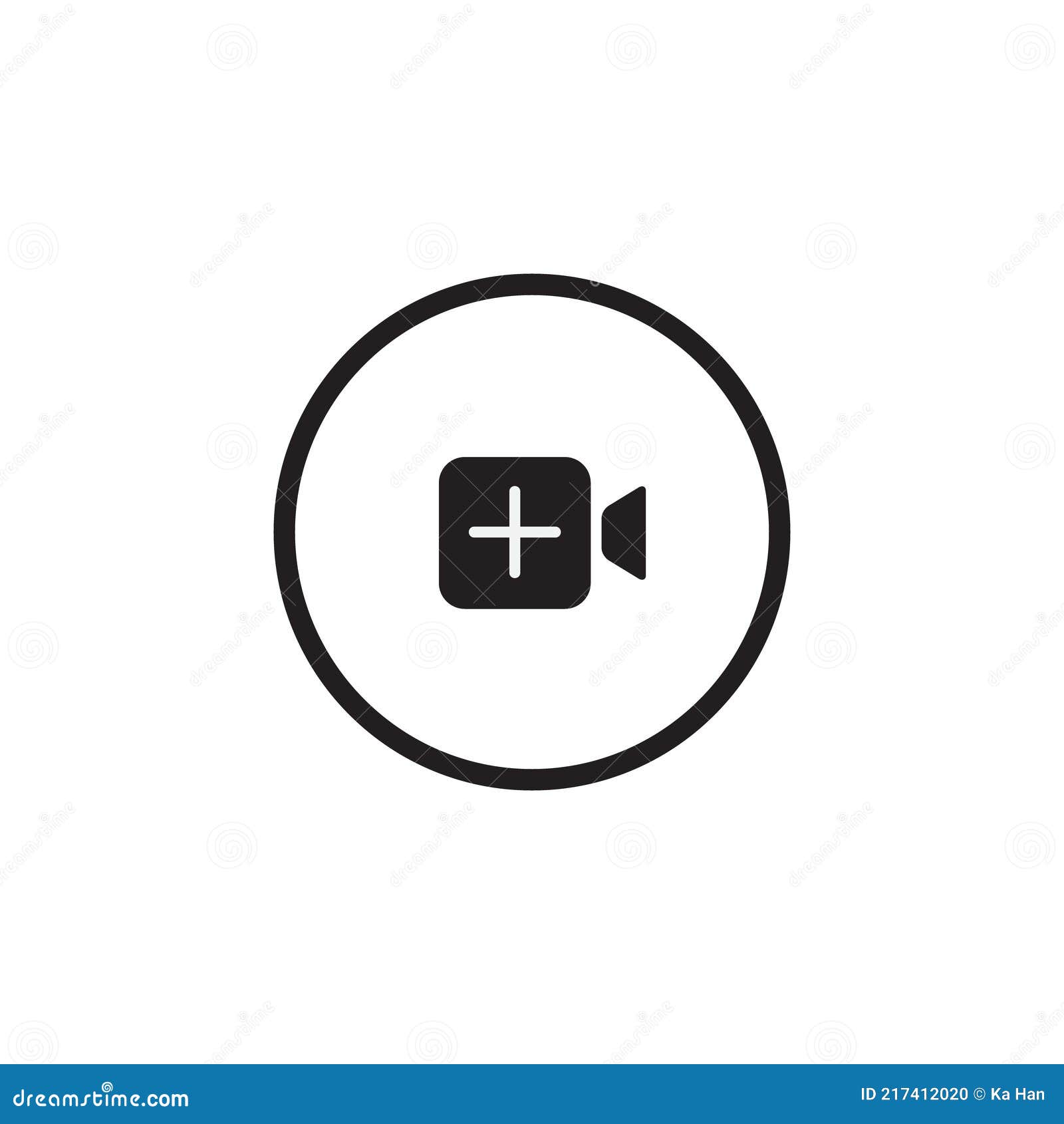 Create Video Room Camera Icon Vector Isolated on White Background Stock ...