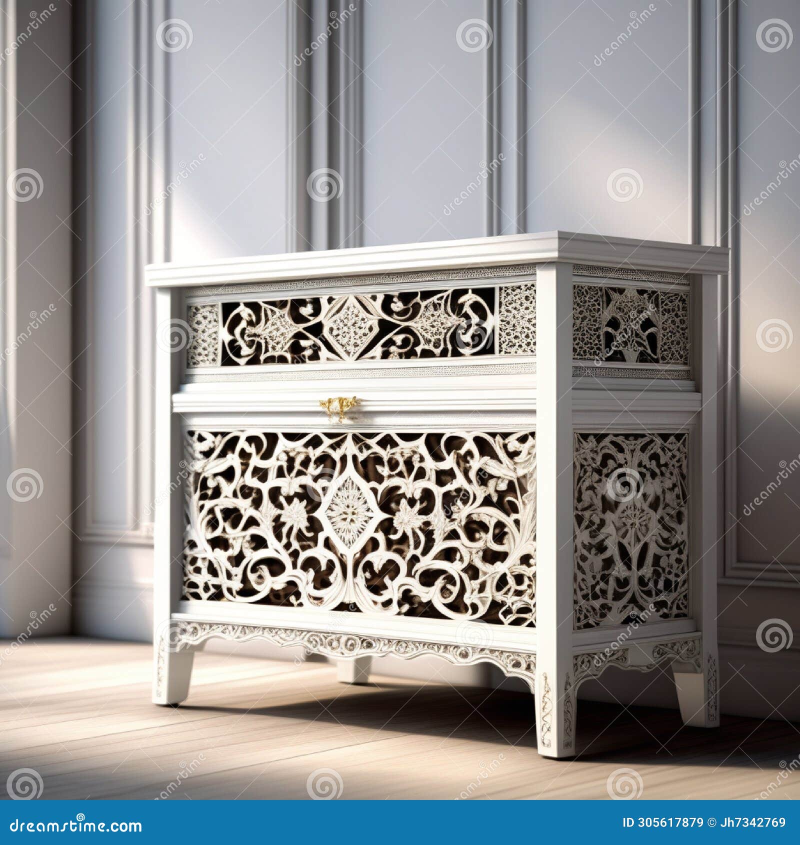 Create a Visual Representation of Delicate Filigree Work on a Piece of ...