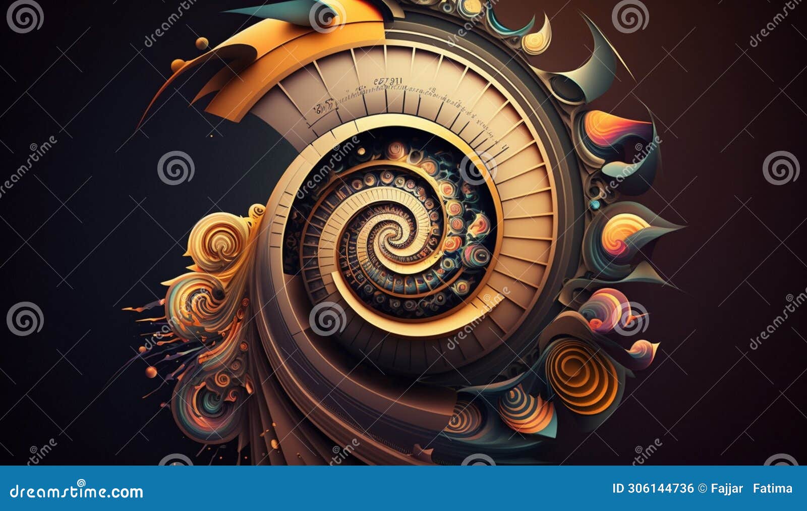 Create a Visual Representation of Time Warp through Abstract Elements ...