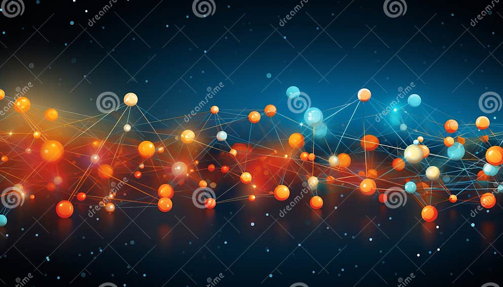 Create a Visually Captivating Illustration Showcasing a Network of ...