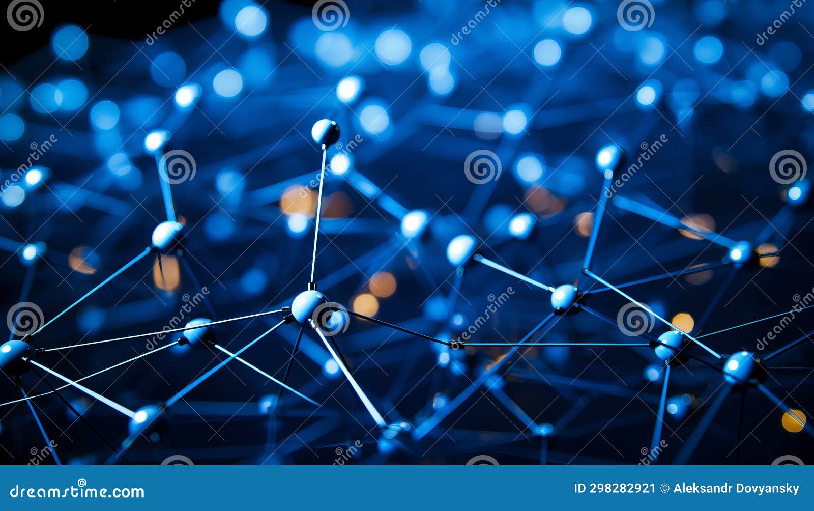 Create a Visually Captivating Illustration Showcasing a Network of ...