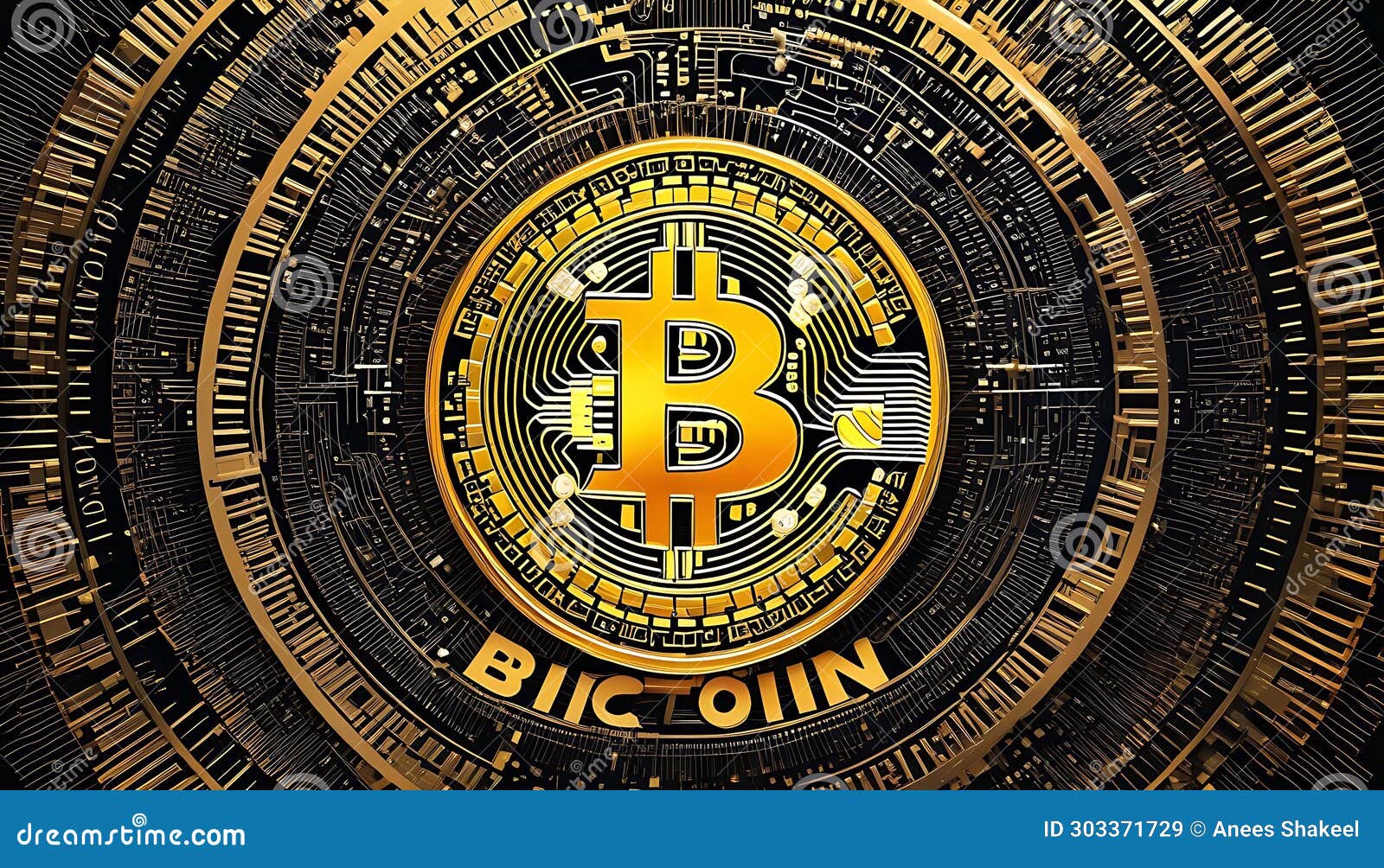 A Futuristic Cityscape Powered by Bitcoin Technology, Symbolizing Its ...