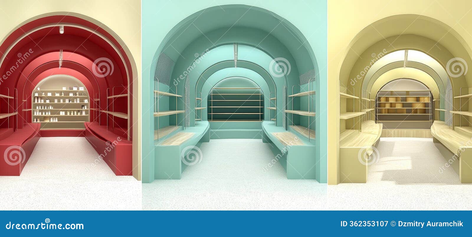 Create a Walk-in Closet with a Retro-futurism Design Stock Image ...