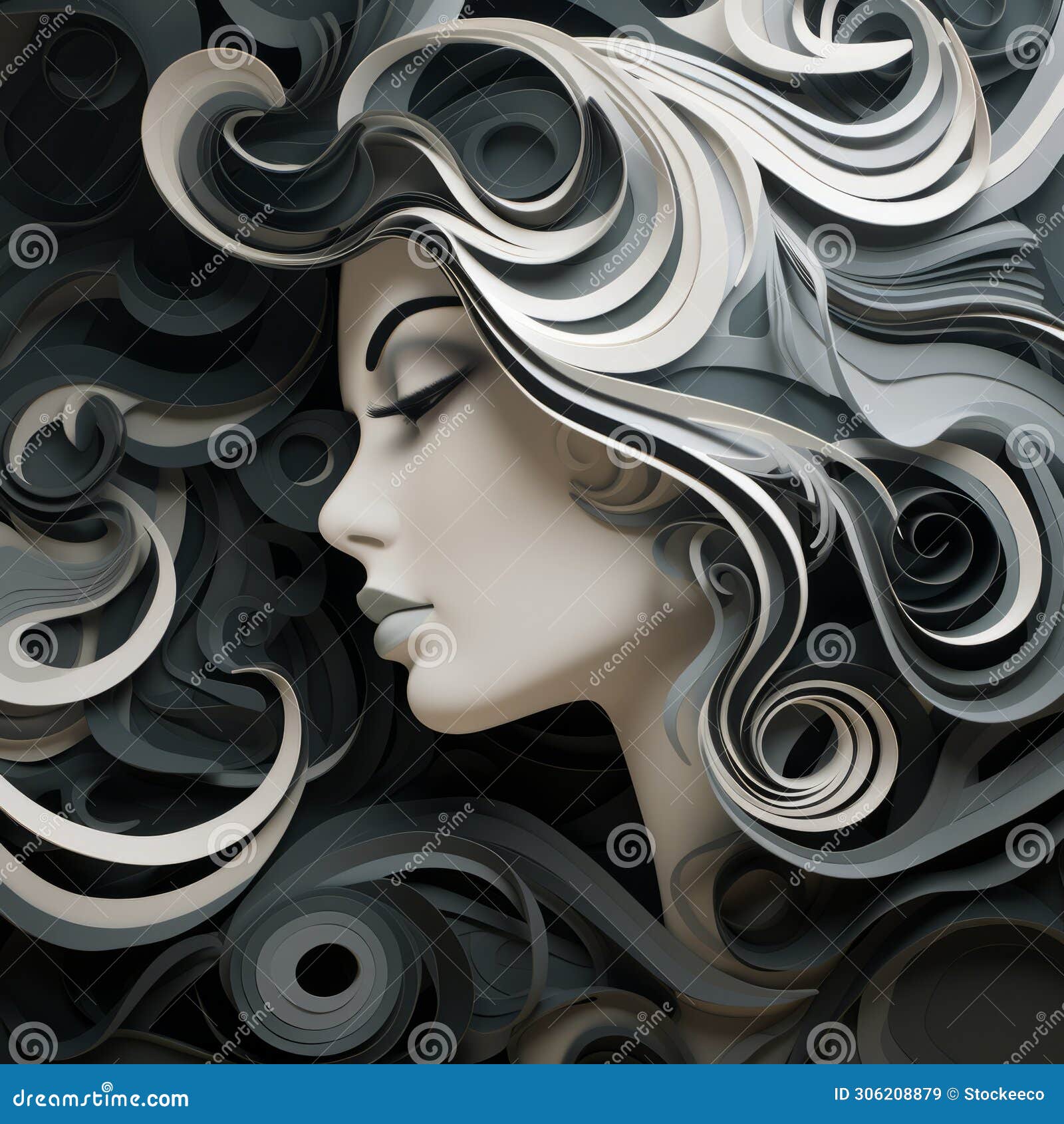 Create a Wirey with a Vector Gradient in Shades of Gray Stock ...