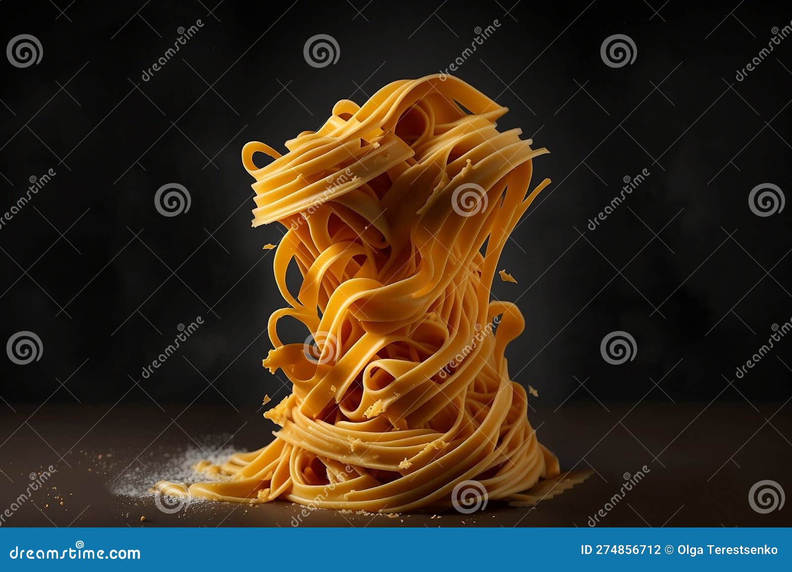 A Delicious Falling Italian Pasta. Good for Any Project. Generative AI ...