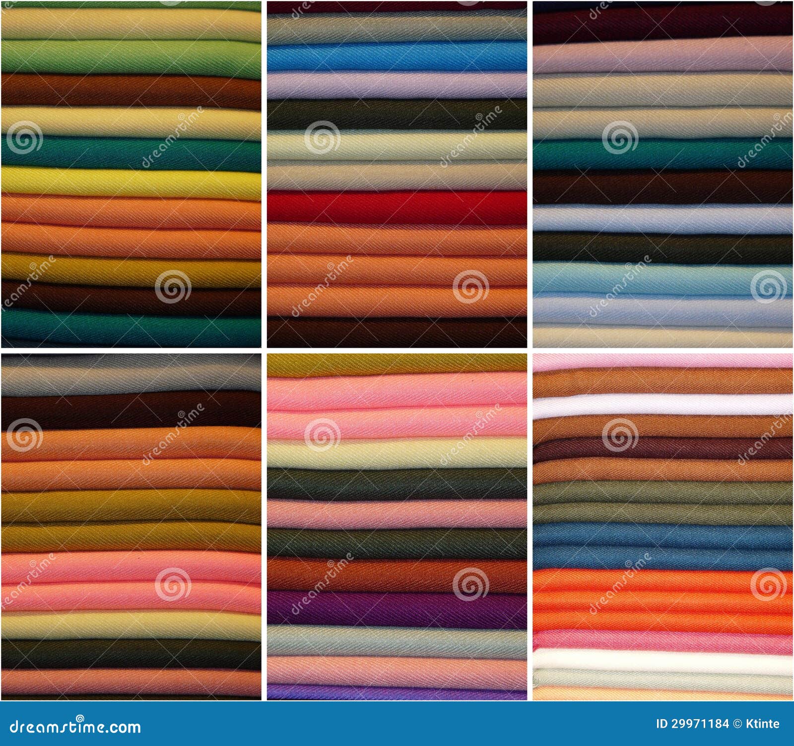Colored fabrics stock photo. Image of articles, green - 29971184