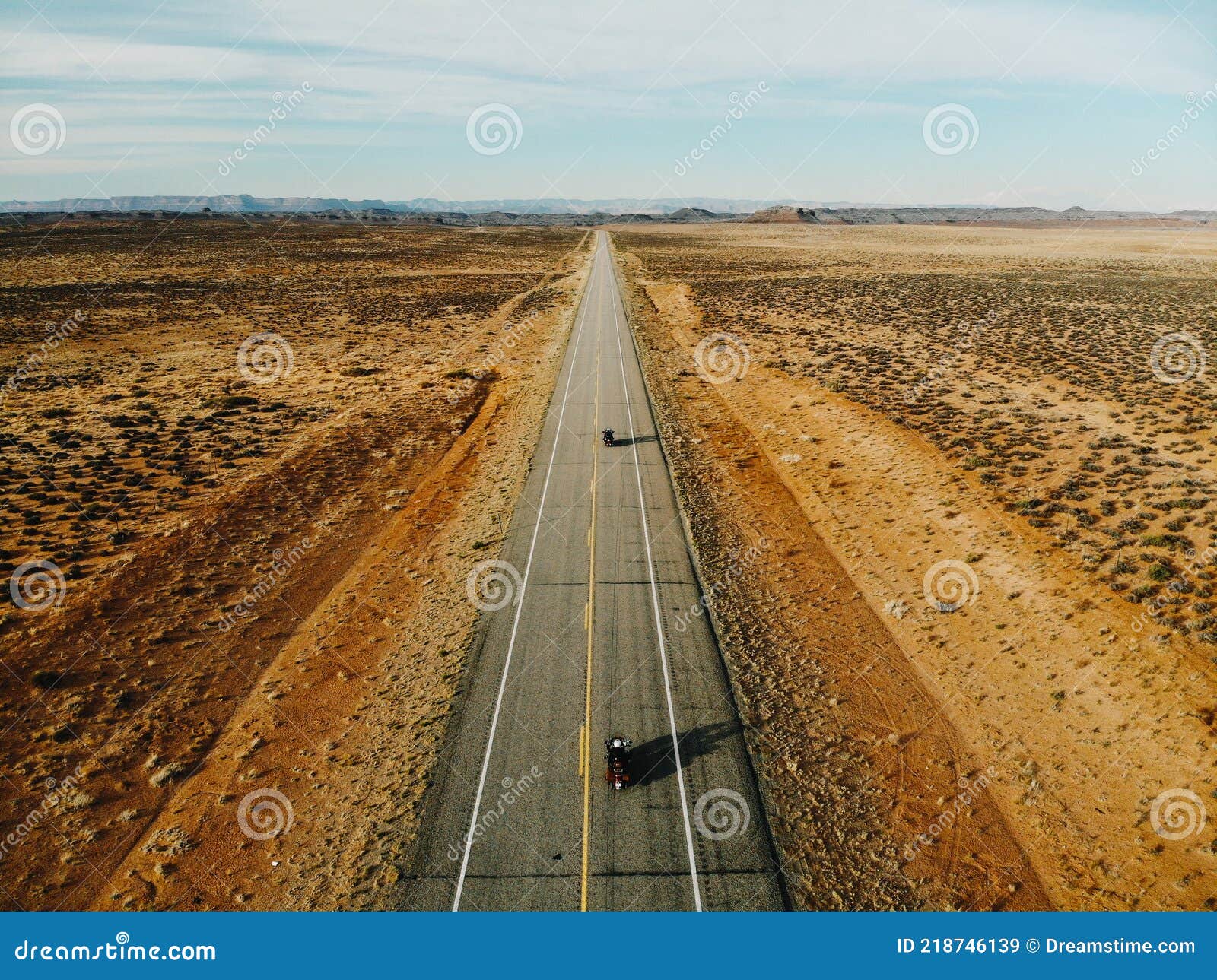 Driving through the desert stock image. Image of utah - 218746139