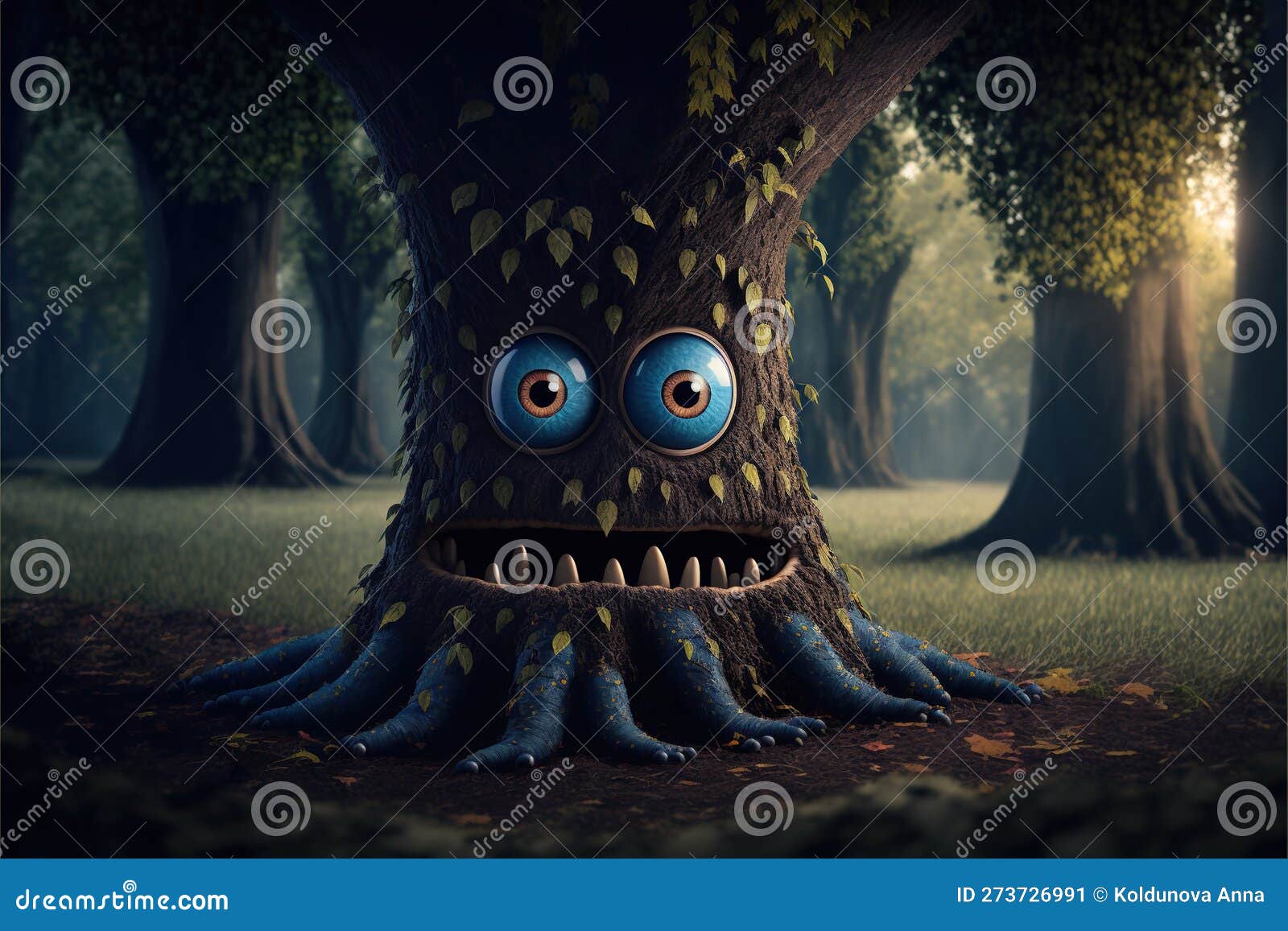 Forest Monster Stock Image | CartoonDealer.com #32431003