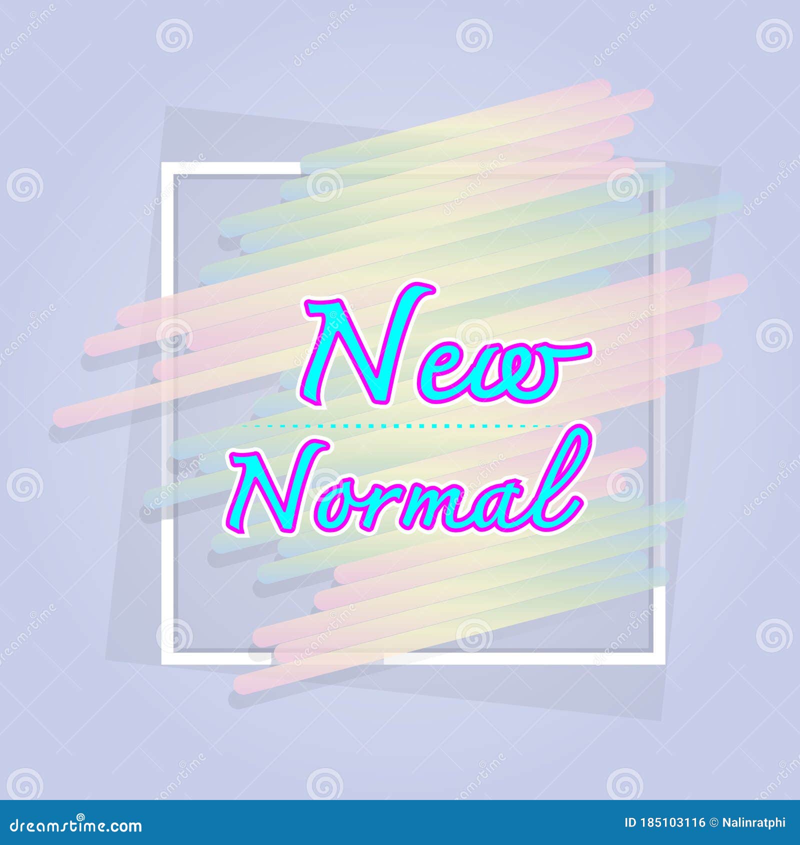 Created New Normal Frame Background Stock Vector - Illustration of ...