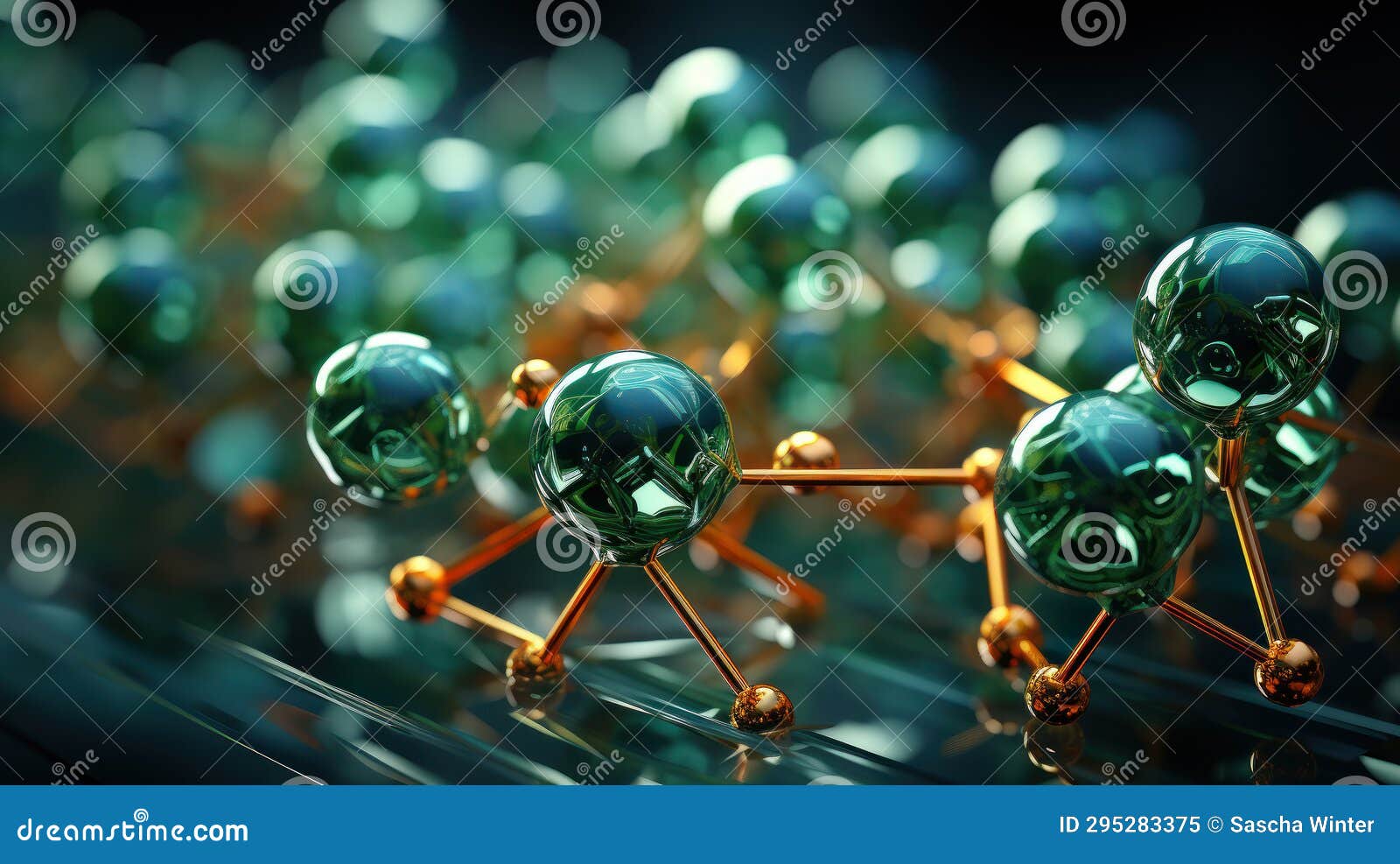 Ammonia Molecular Structure, 3d Model Molecule, Binary Hydride ...
