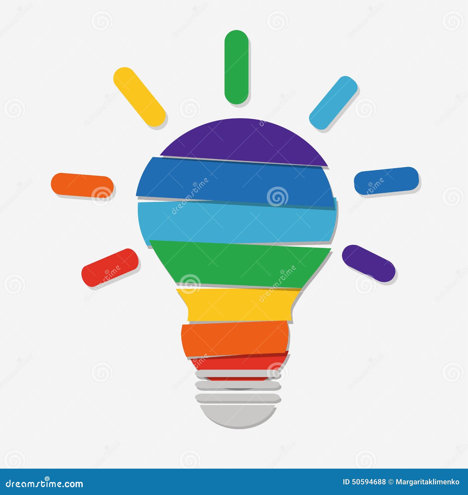 Creatief idee vector illustratie. Illustration of idee - 50594688