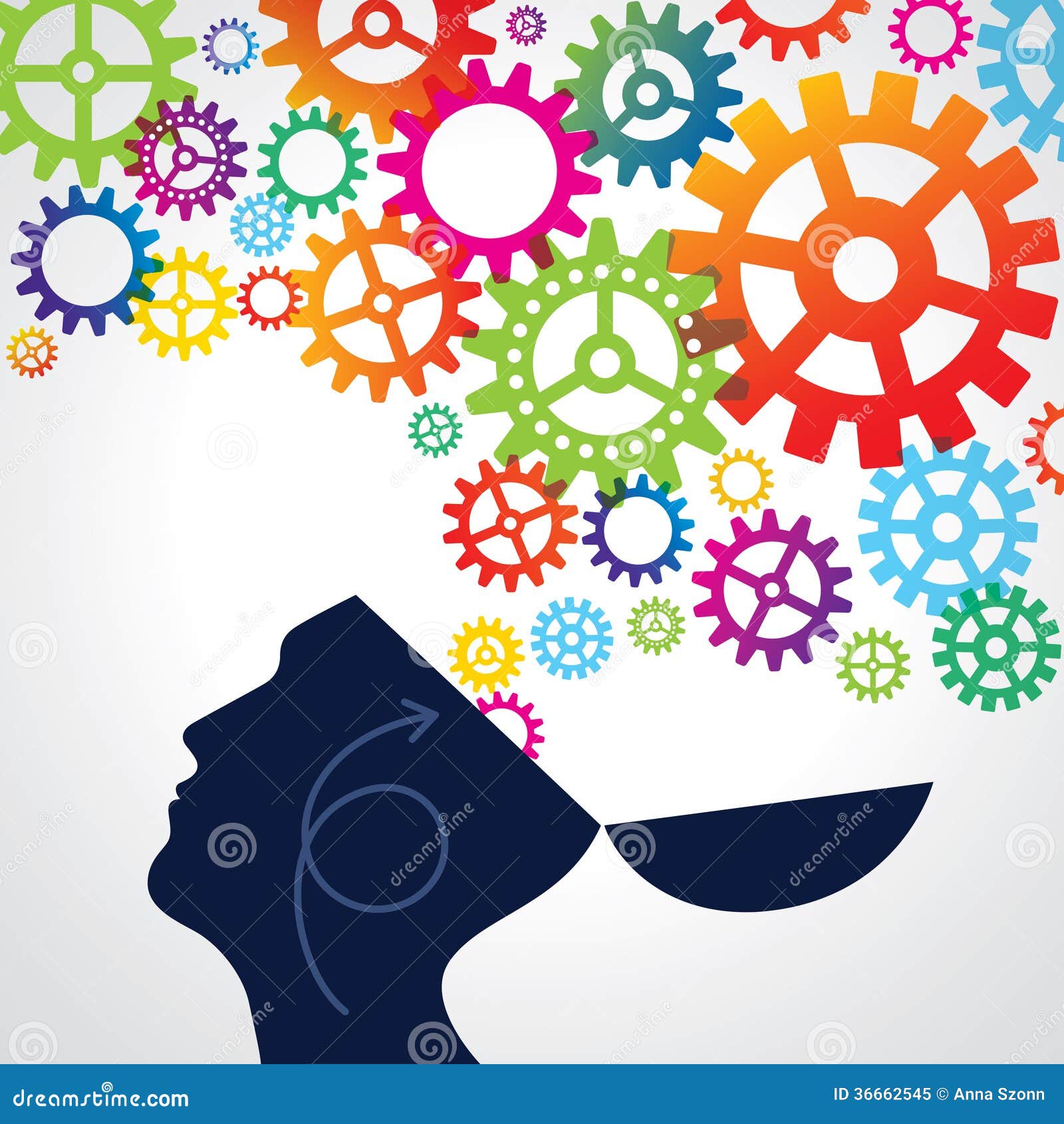 Creatief Idee. Conceptuele Achtergrond. Vector Illustratie ...