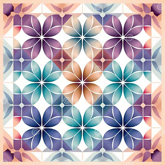 Creating Alternating Color Squares in a Grid Pattern Design Stock ...