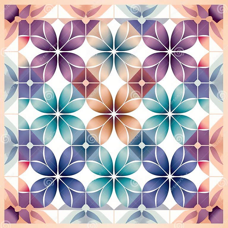 Creating Alternating Color Squares in a Grid Pattern Design Stock ...