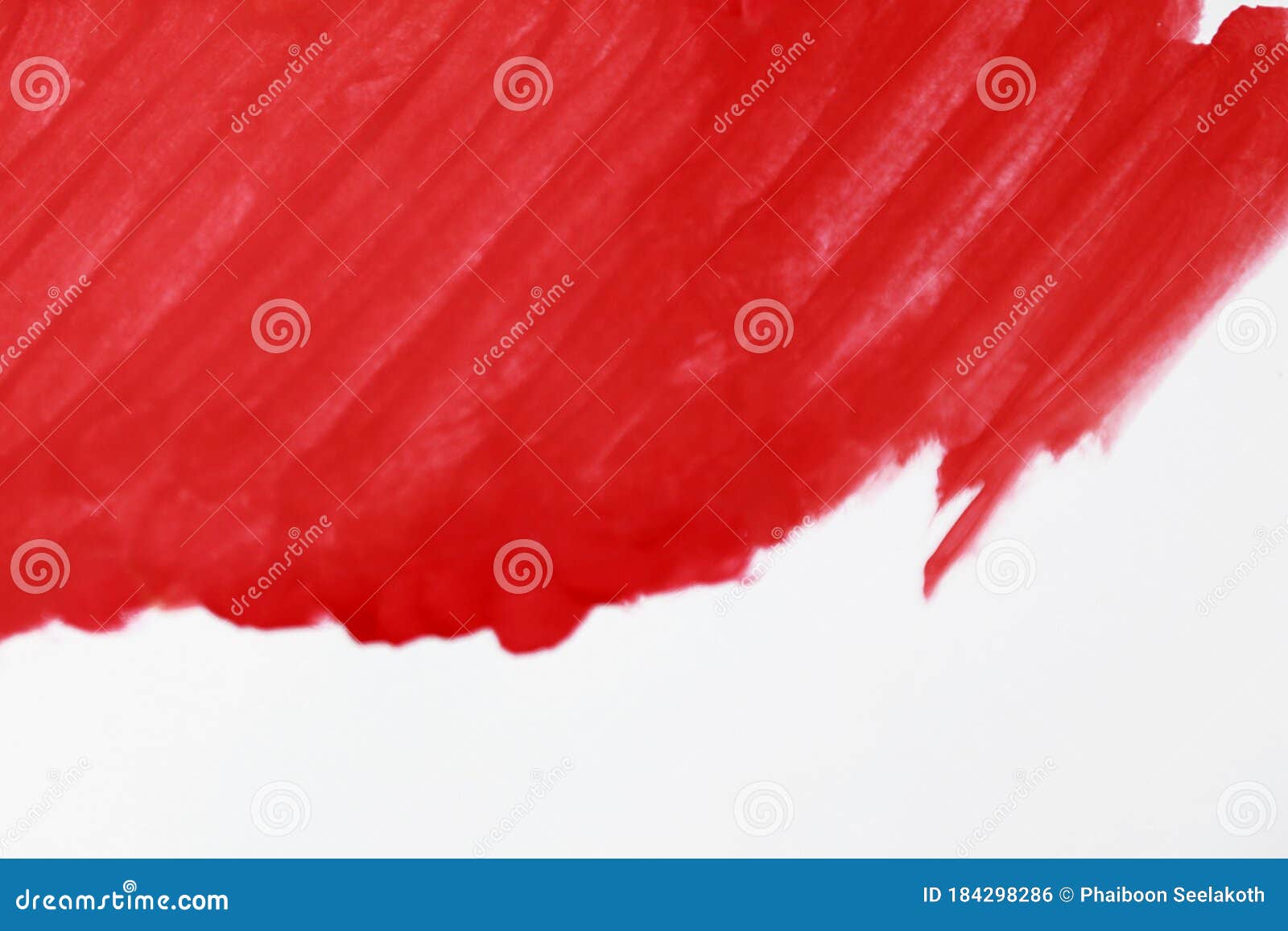 Artwork Created with Red Ink Stock Photo - Image of abstract, colors ...