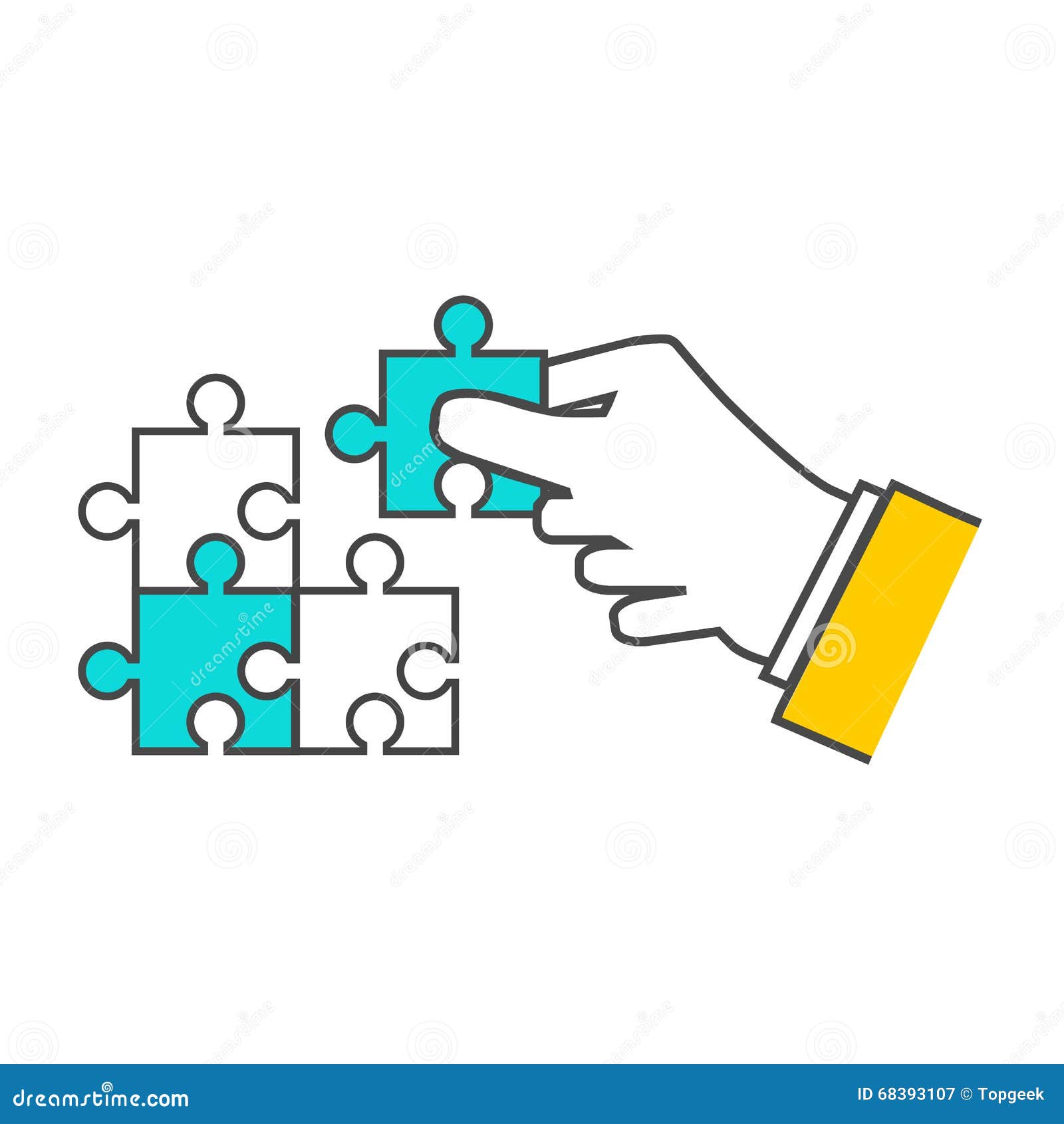 Creating or Building Own Business Concept Stock Vector - Illustration ...