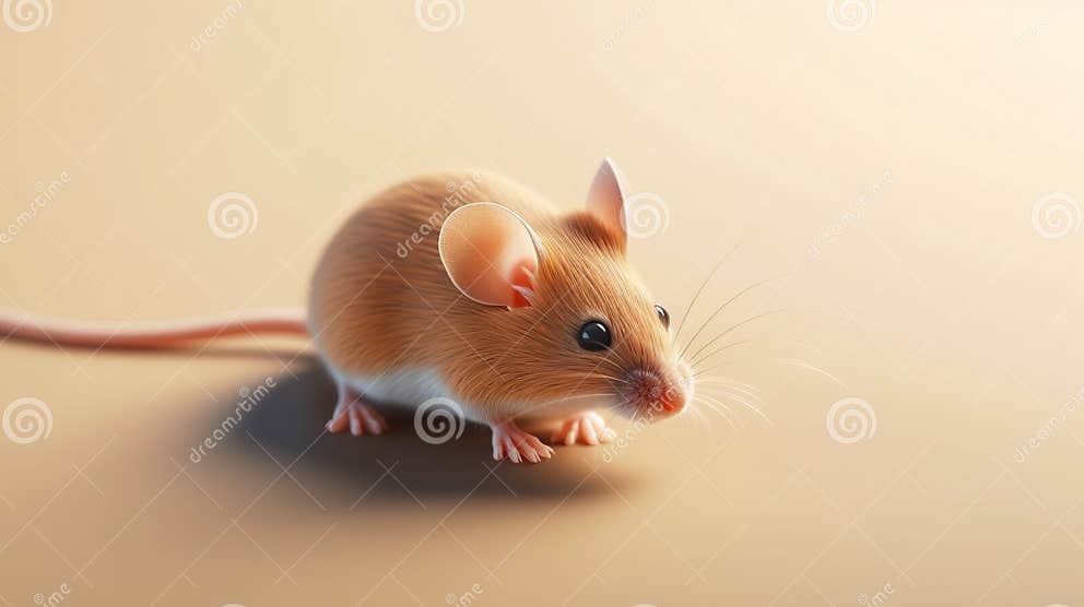 Creating Cgi Mouse with Advanced Features Stock Illustration ...