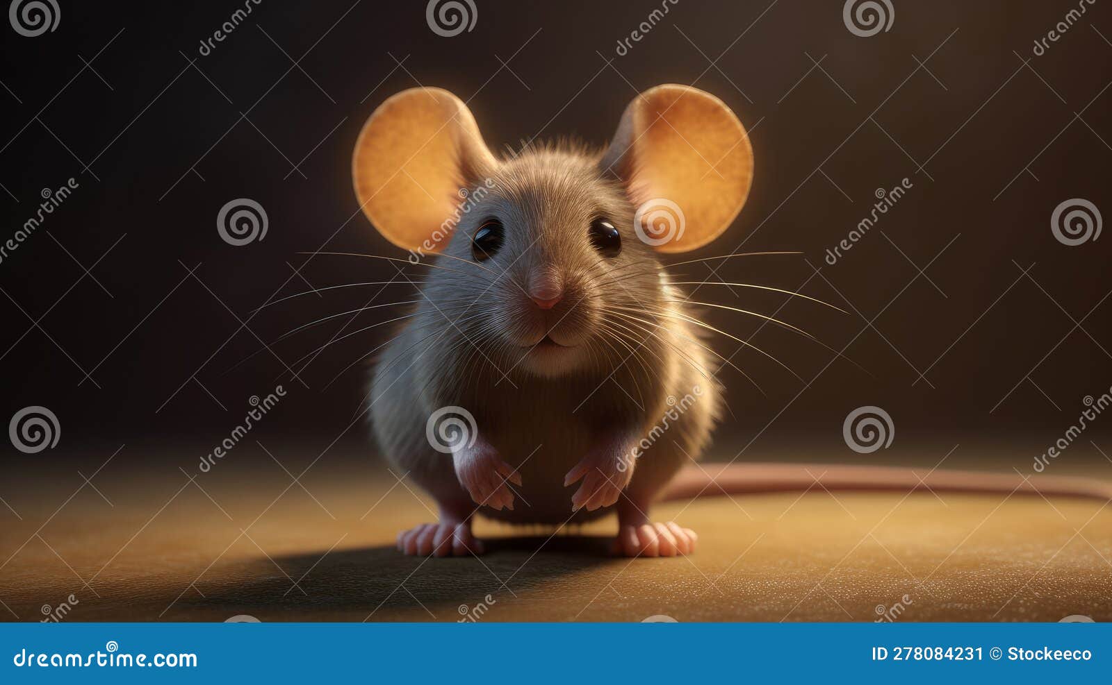 Creating Cgi Mouse with Advanced Features Stock Illustration ...
