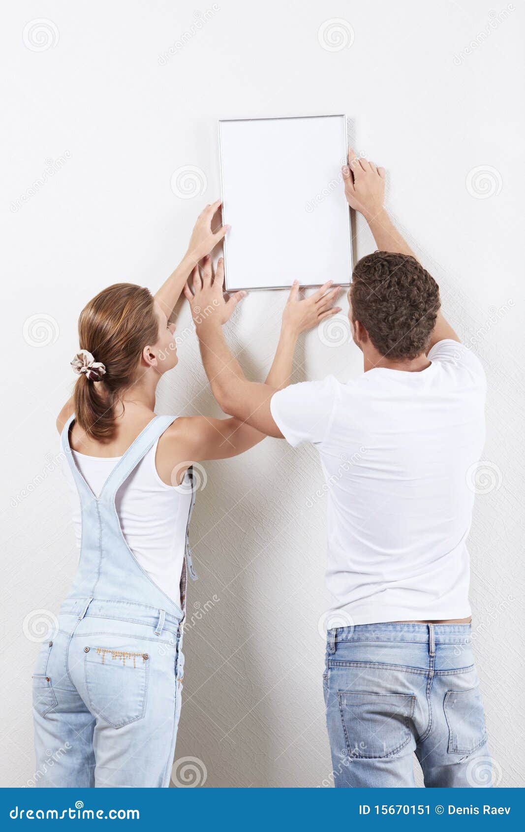 Creating comfort stock image. Image of home, couple, domestic - 15670151