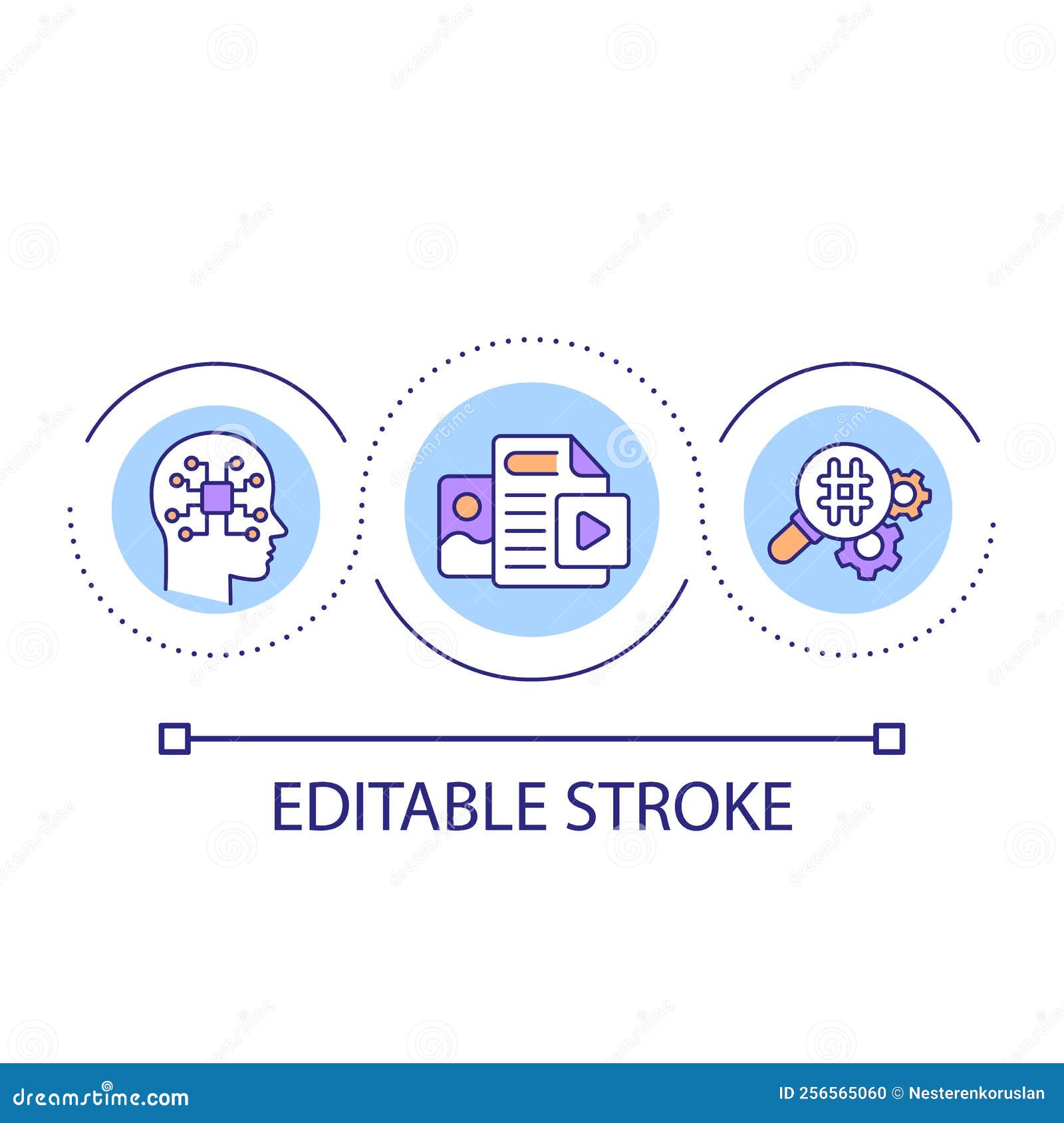 Business Digitization - Digital Transformation Concept. Flat Design ...