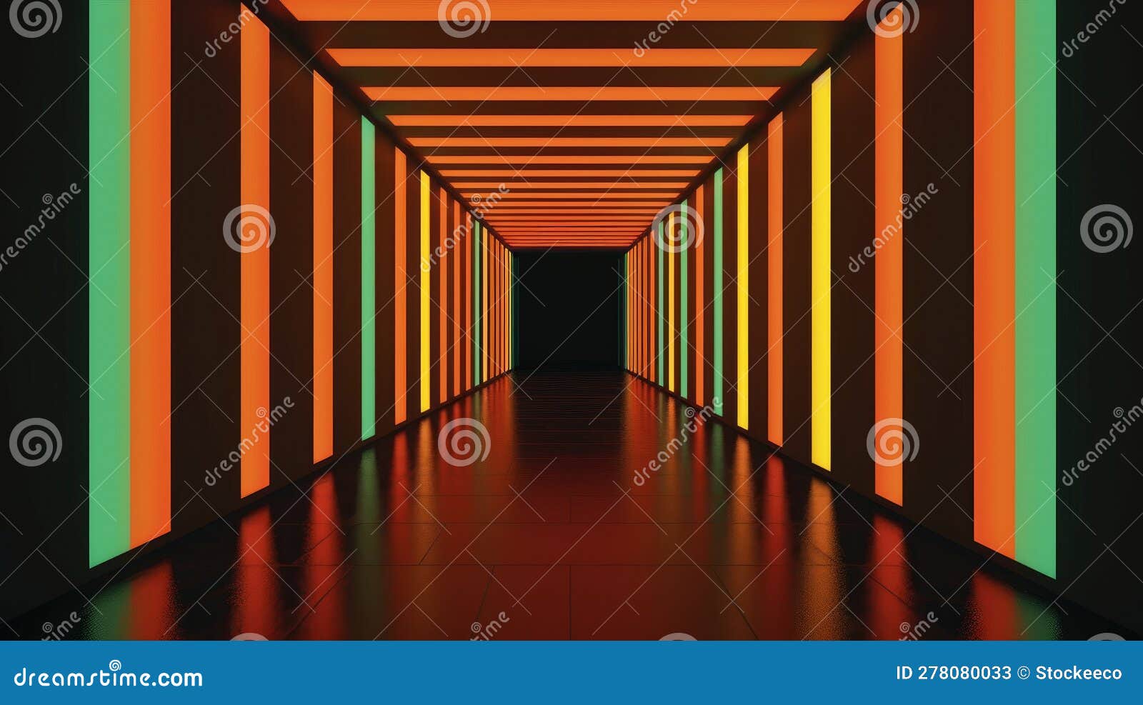 Creating Dan Flavin-style Images Stock Illustration - Illustration of ...